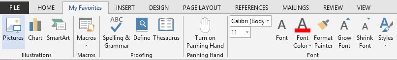 Word: Customize the Ribbon and Create a Custom Tab