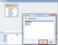 Creating a Drop-Down Parameter in Access 2010