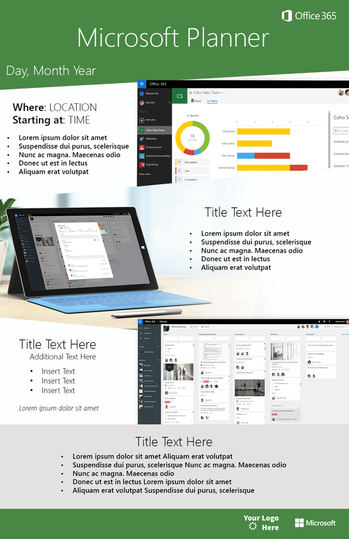 Office 365 Customized Posters
