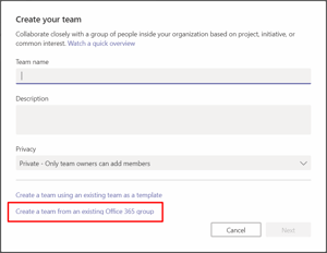 Enabling "Hidden" Teams in Microsoft Teams
