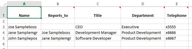 Create a Visio Org Chart from Excel