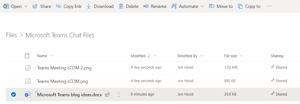 A Guide to Microsoft Teams Chat Files