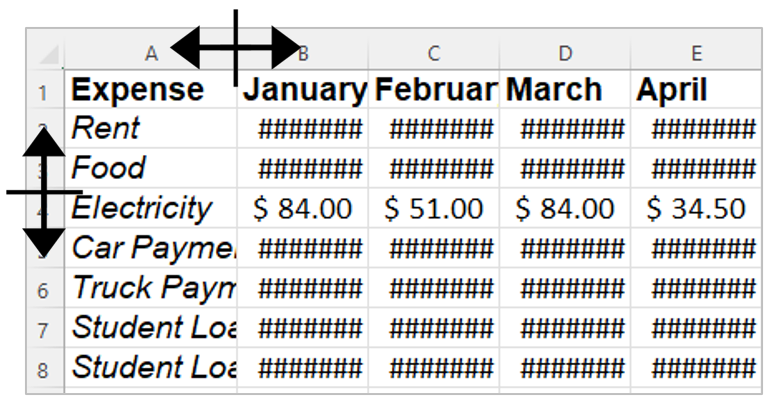 Microsoft Excel Cursor Types and What They Mean