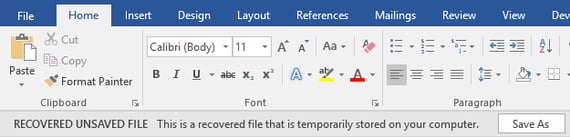 How to Recover an Unsaved Word Document